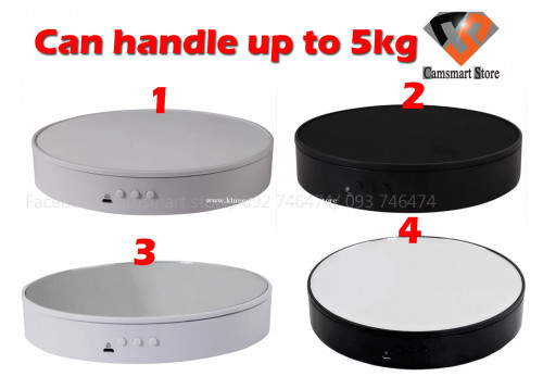 Electric Rotating Display Mirror Stand Max Load 5kg Photography Base ...