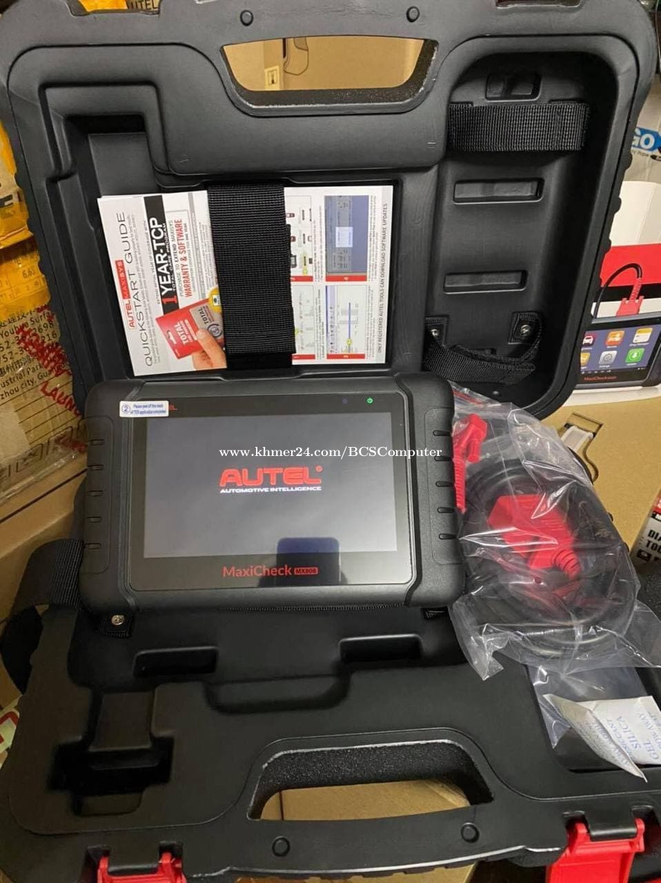 ឧបករណ៏ ឆែករថយន្តស្វយ័ប្រវត្តិ Professional Scan Tool AUTEL Price $445. ...