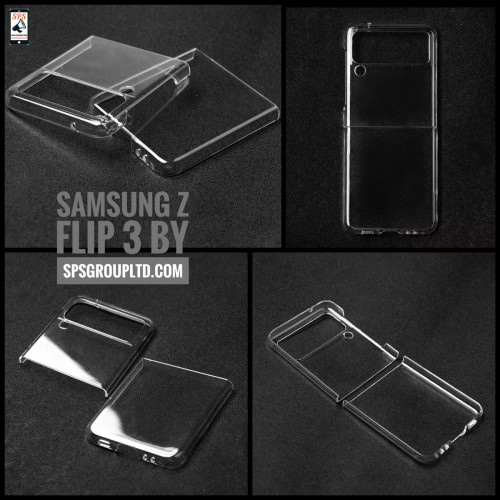 Samsung Z Flip 3 Crystal Hard PC Case Split type In Phnom Penh Samsung Z Flip 3 Crystal Hard PC Case Split type In Phnom Penh