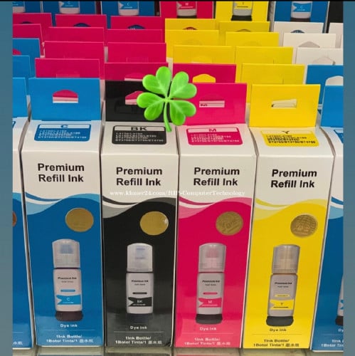 Ink 4 color for Printer epson L3110 L3150 L3210 L3250 L5190 L6190 L ...