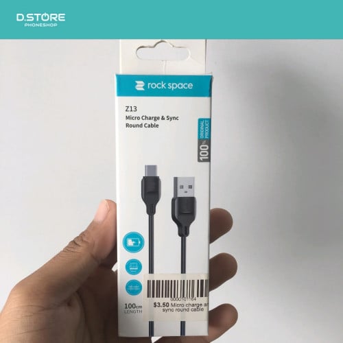 Rock Space Z13 Micro Charge & Sync Round Cable (101164) in Phnom Penh ...