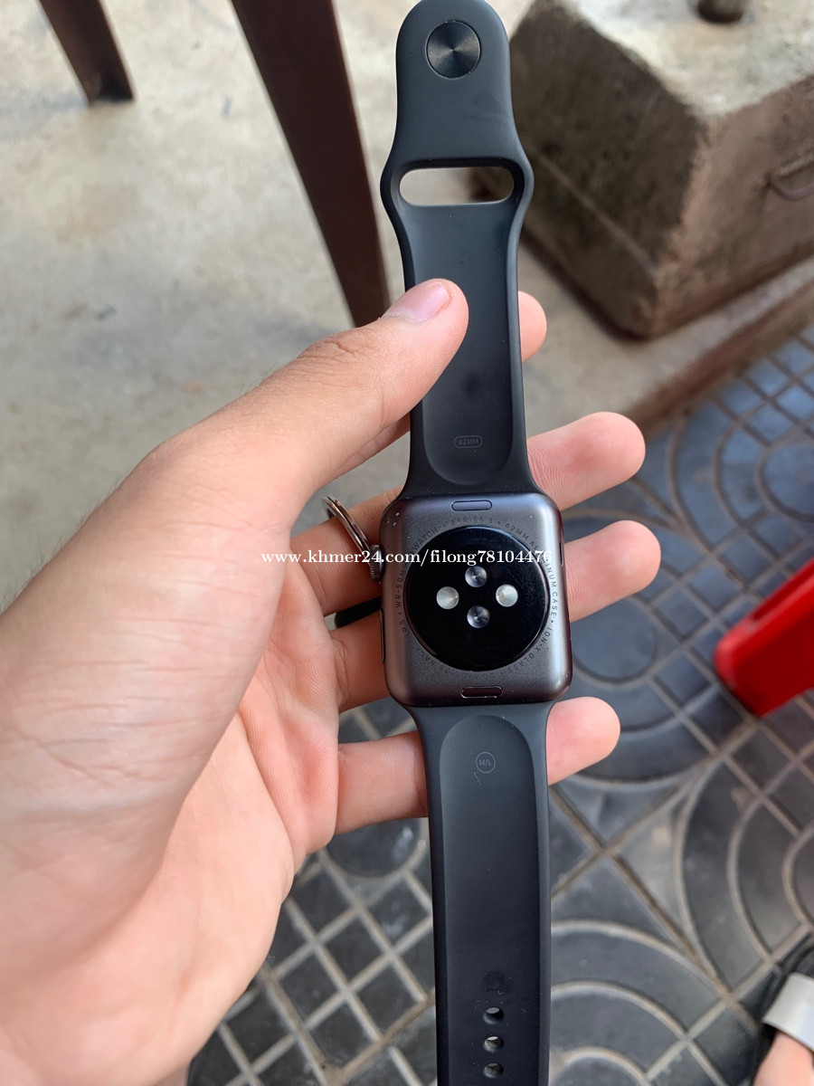 Iwatch S3 42mm LTE full set Price $165 in Phnom Penh, Cambodia - Fi long | Khmer24.com