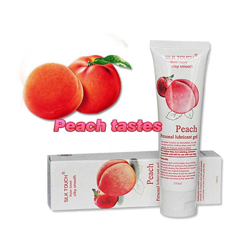 Peach Flavored Waterbased Personal Lubricant 100ml Lube ទឹករំអិលធម្មជាតិ Lubricant For Anal Sex