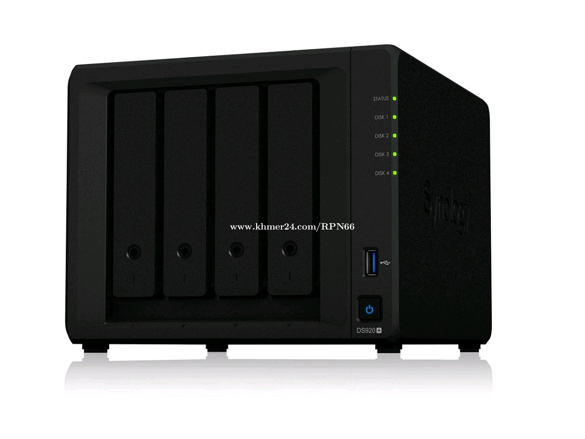 Synology Diskstation Ds920 4 Bays Nas Up To 9bays Ram 4gb Up To 8gb