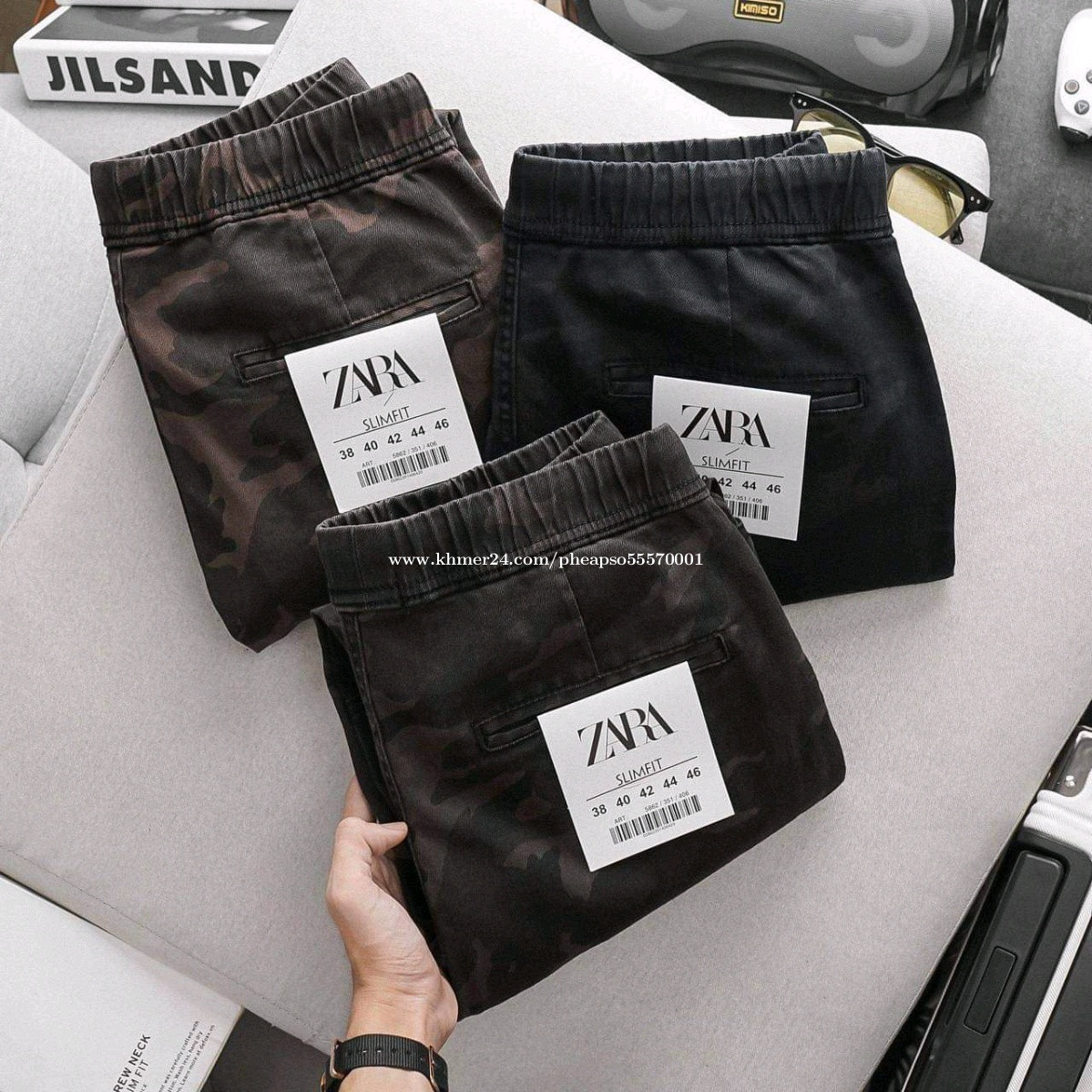 ខោកាប៊យប៉ារ៉ាជេីងរឹប ប្រ៊េន ZARA តំលៃ $20 ក្នុង ភ្នំពេញ, កម្ពុជា - Houn Sopheap | Khmer24.com
