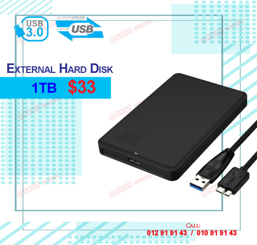 External Hard disk 1000GB USB 3.0 discount: $33 Price $33 in Phnom Penh, Cambodia - Computer ...