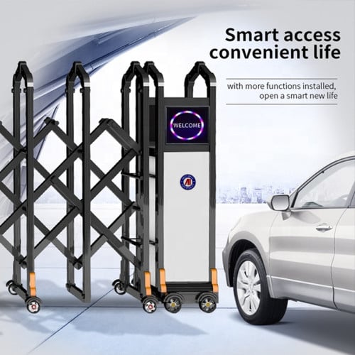 AI-QG-L1727 Retractable Fence Gate of Electric Automatic - ទ្វារទំនើប ...