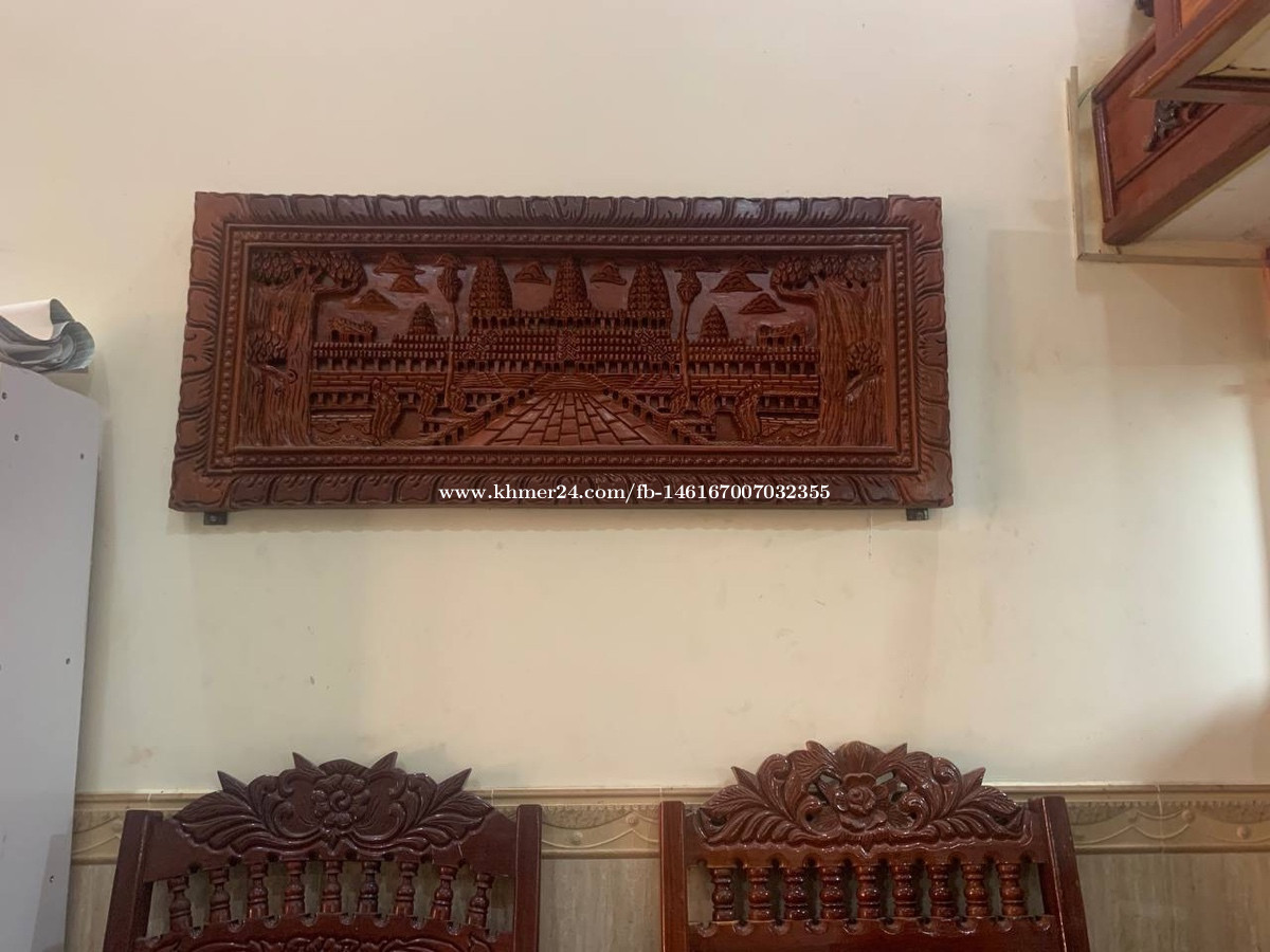 អង្គរវត្ត មាន 2 ផ្ទាំង មានតូចនិងធំ ឈើបេង Price $1500.00 in Phnom Penh, Cambodia - Chak Riya ...