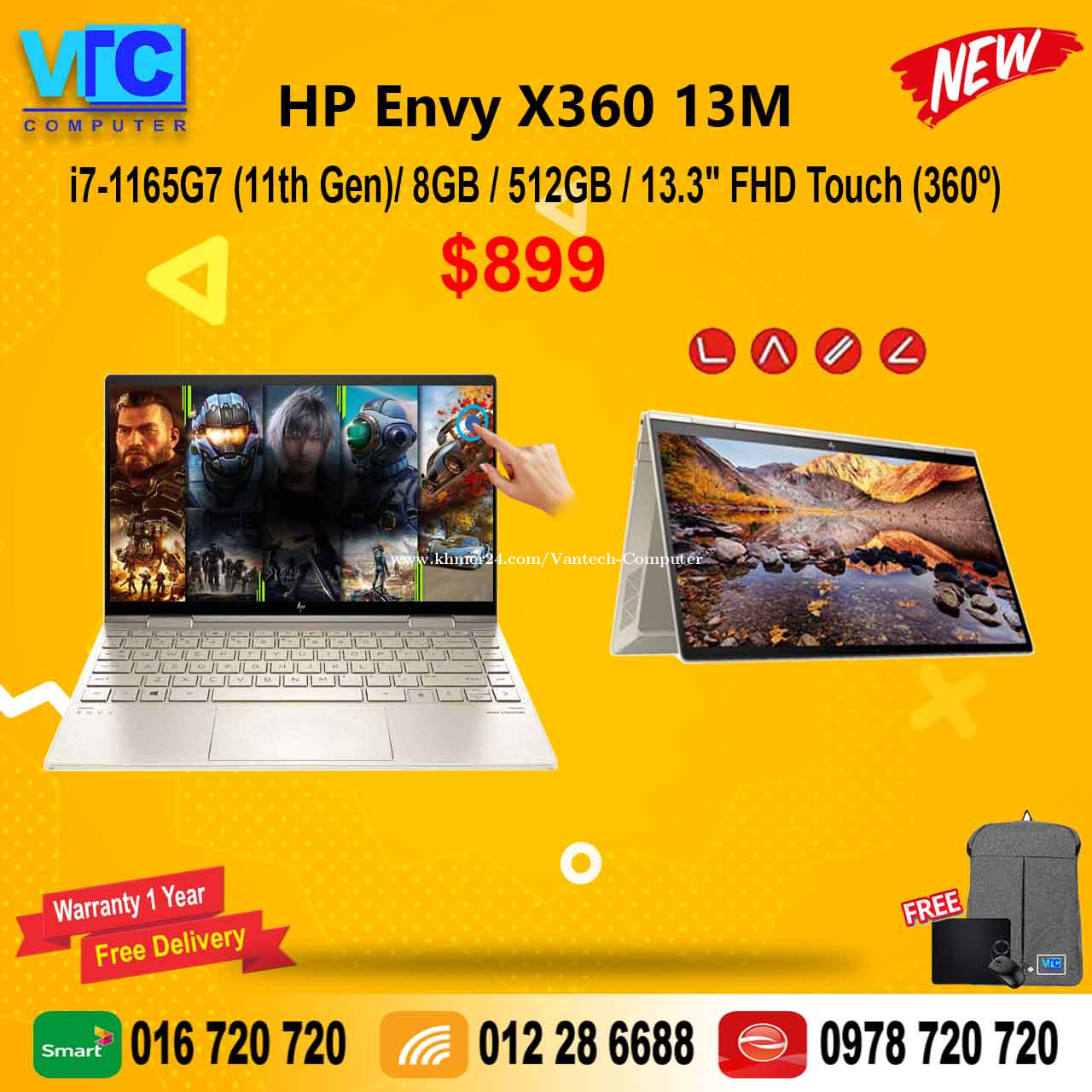 HP Pavilion 15 (12th Gen) Price $799 in Phnom Penh, Cambodia - Vantech ...