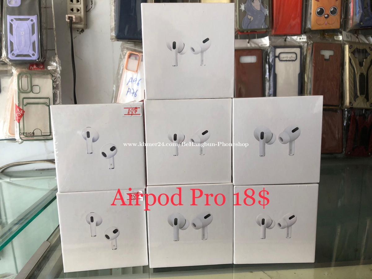 Airpod Pro top grade Price $18 in Phnom Penh, Cambodia - បេ ហាំងប៊ុន Phoneshop | Khmer24.com