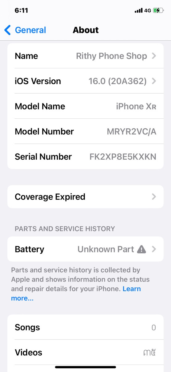 iPhone XR Up 14 ICloud ប្រើបានធម្មតា ទីតាំងសៀបរាម Price $185.00 in Siem ...