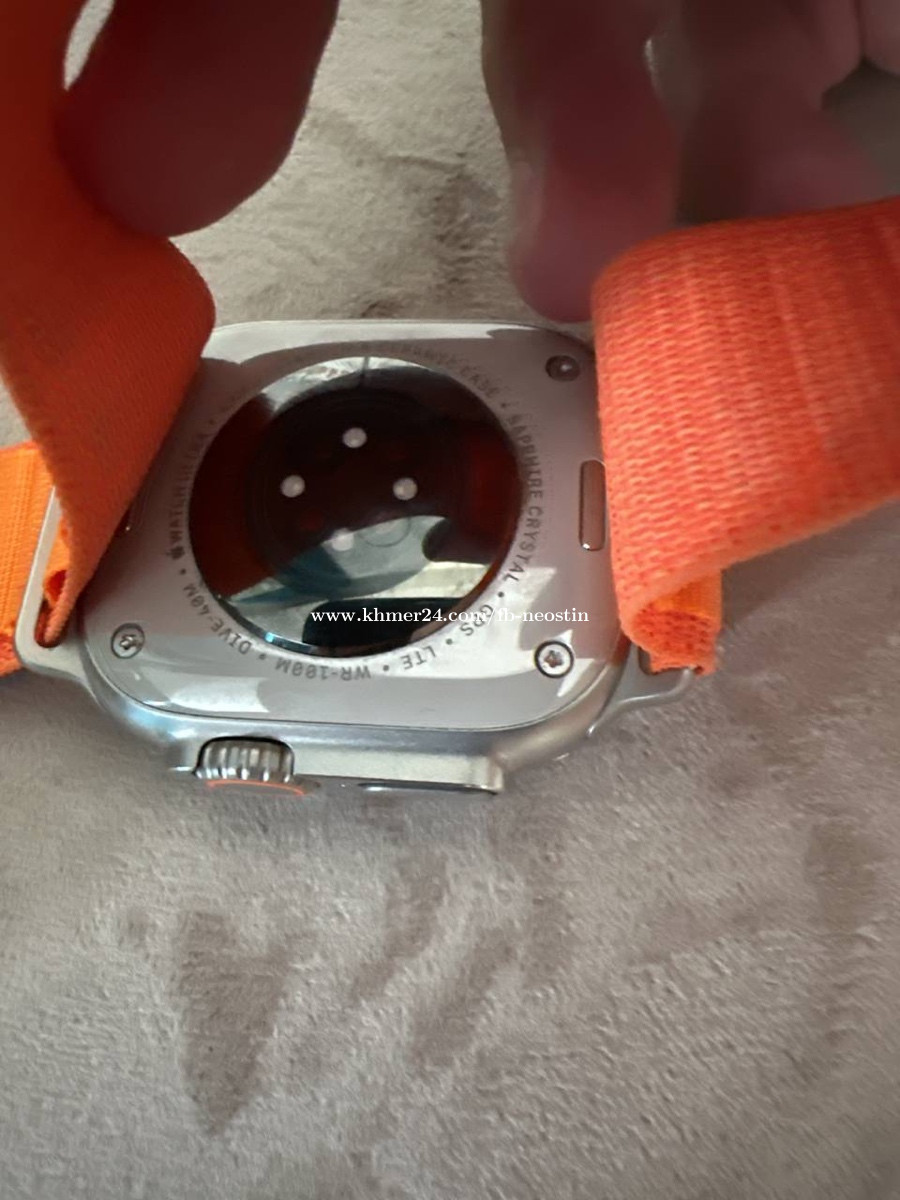 Apple Watch Ultra 99% 49mm Fullset ប្រេីផ្ទាល់ខ្លួន កាលទិញថ្មី 870 ...