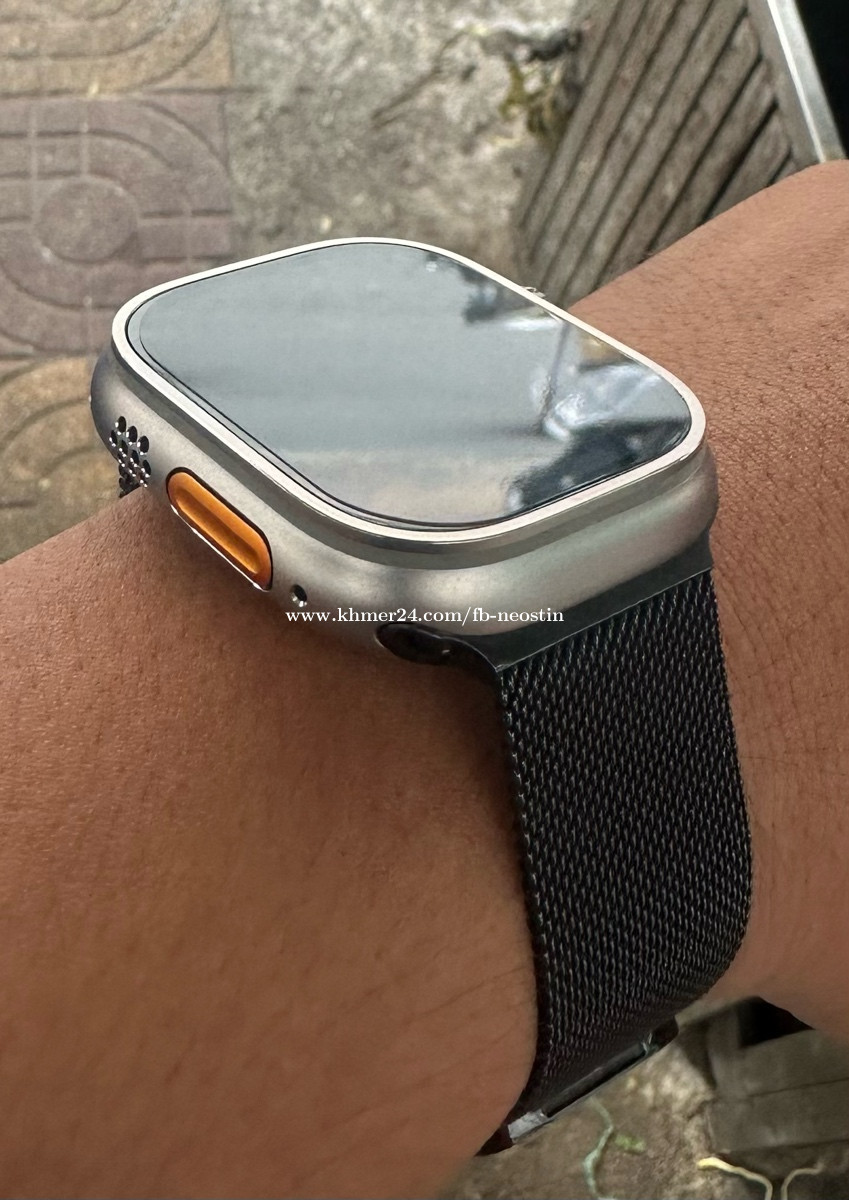 Apple Watch Ultra 99% 49mm Fullset ប្រេីផ្ទាល់ខ្លួន កាលទិញថ្មី 870 ...
