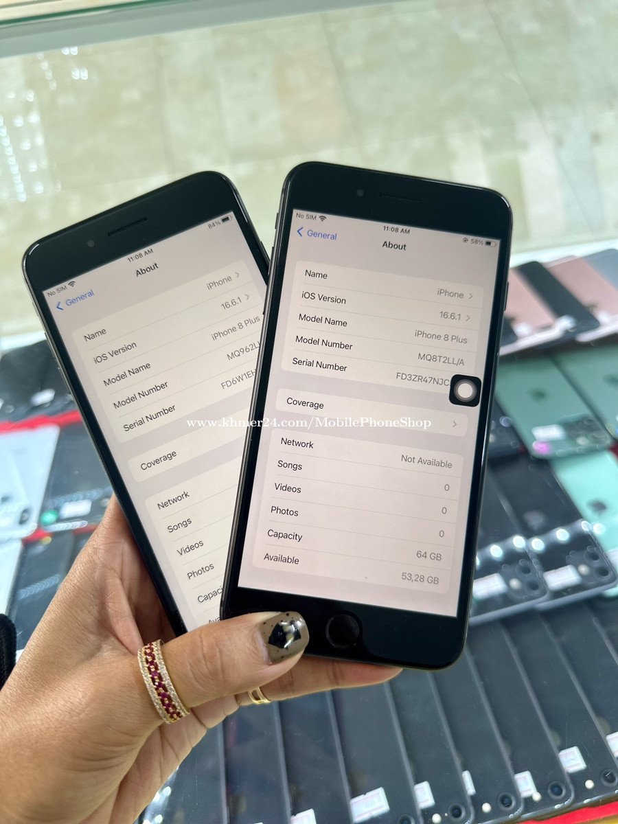 iPhone 8Plus 64G ByPass Sim សំនុំ មួយទឹក អាមេរិក Price $100.00 in Tuek L'ak Bei, Cambodia ...