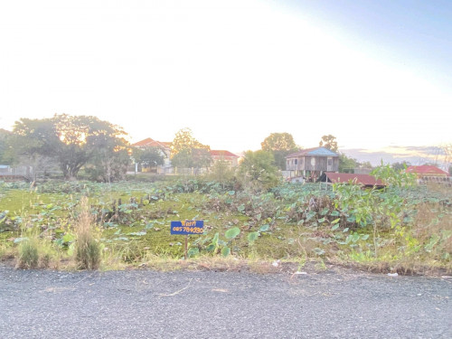 ដីលក់ ក្រោយសាលាខេត្តព្រះវិហារតែ200ម៉ែត price $2500.00 in Kampong Pranak, Krong Preah Vihear ...