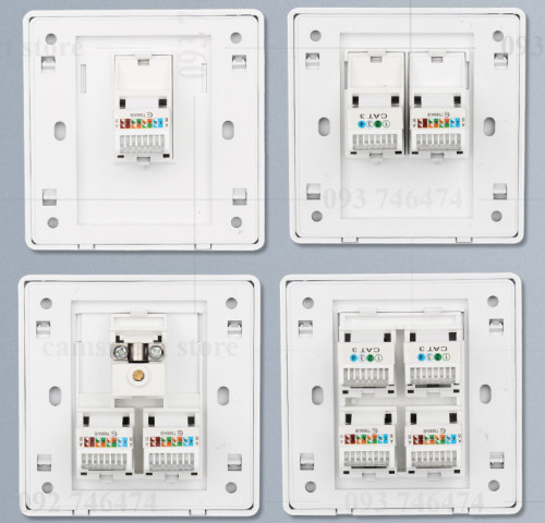 UTP CAT6 Network Module RJ45 Connector Information Socket Computer ...