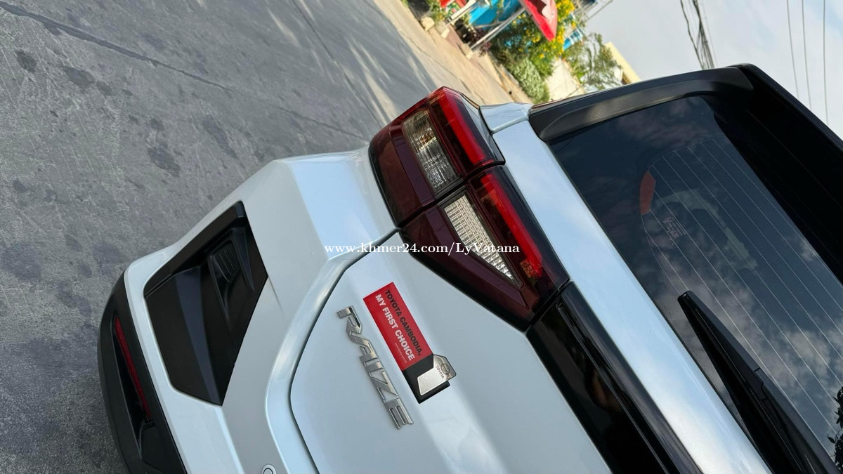 TOYOTA RAIZE 2023 [តំបូលខ្មៅ 9000គីឡូ] Price $22500.00 in Dangkao ...