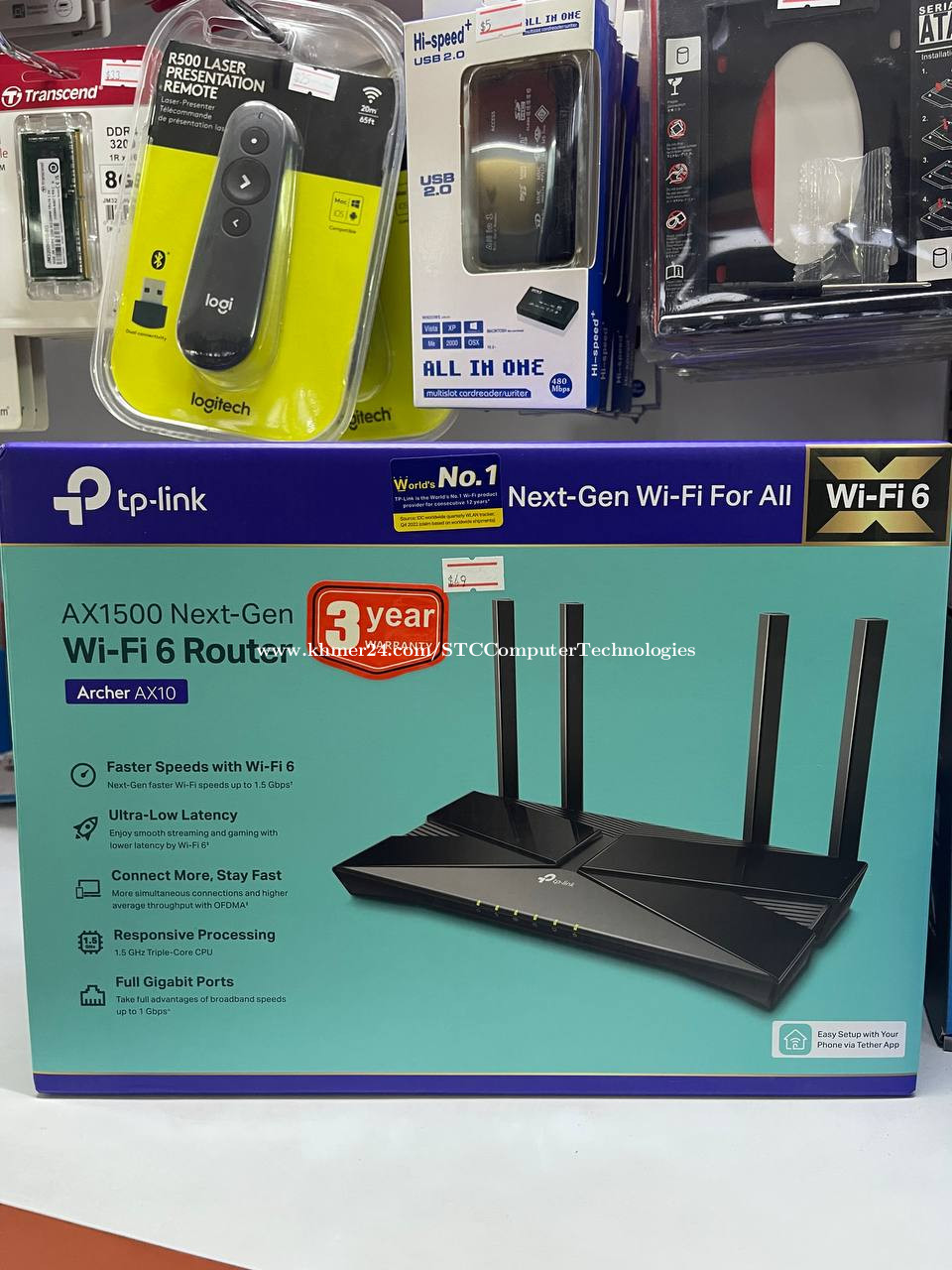 AX1500 Next-Gen Wi-Fi 6 Router Archer AX10 TP-Link Price $48.00 in Ou ...
