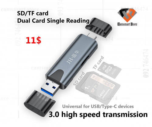 2-in-1 Type-c Card Reader All-in-one Mobile Phone Otg Card Reader Usb 3 ...