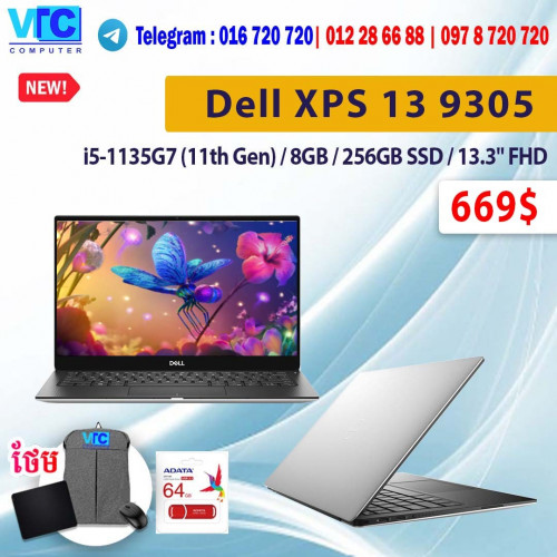 Dell XPS 13 9305 (11th Gen) Price $669.00 in Mittakpheap, Cambodia ...