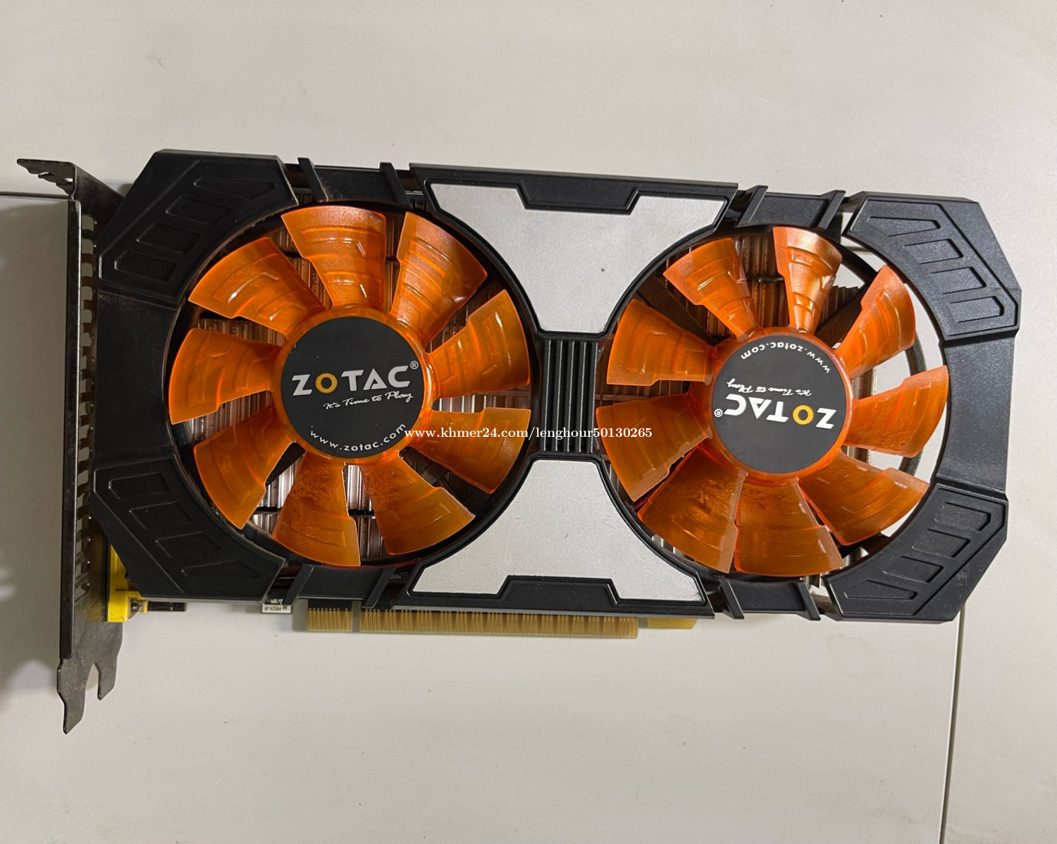 VGA GTX 750 ti ZOTAC (កង្ហារពីរ) price $35.00 in Daeum Mien, Krong Ta Khmau, Kandal, Cambodia ...