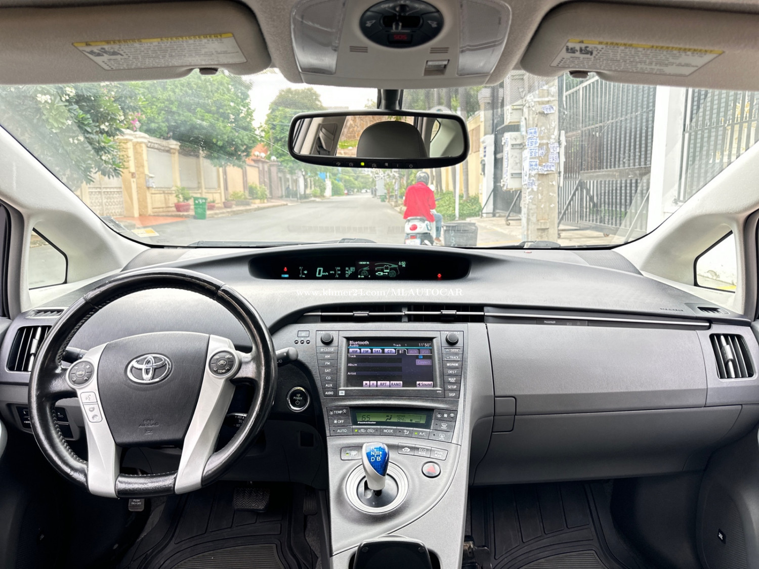 Prius 2010 option 4 solar ពូកស្បែក ចង្កូតស្បែក- ស្មាត3- Bass JBL Price ...