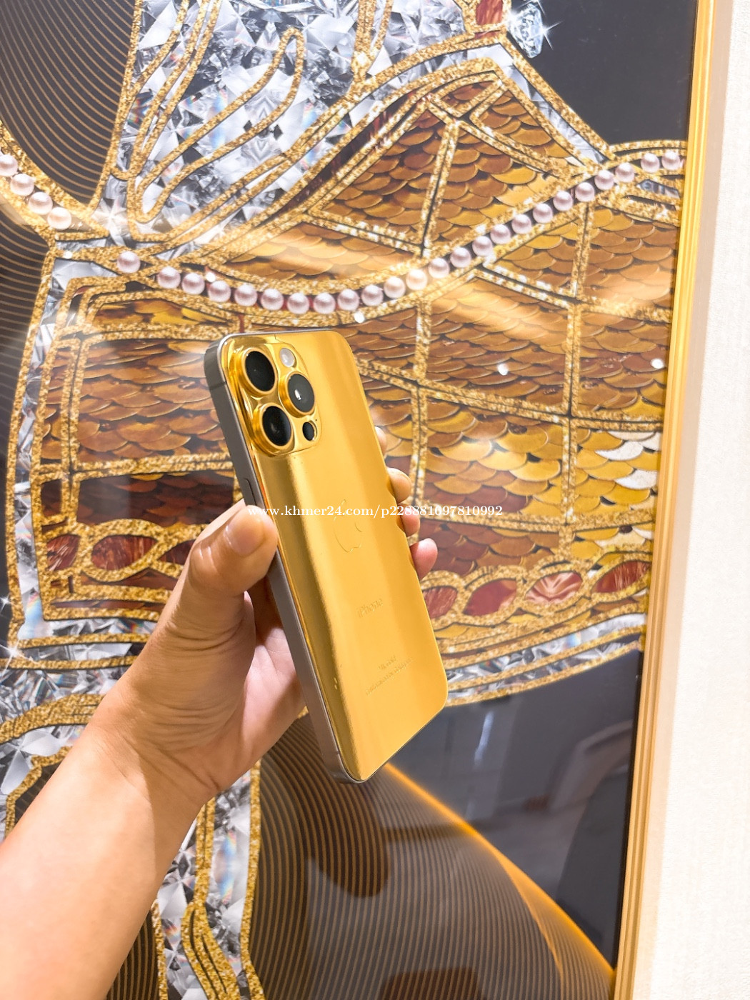 iphone 15 pro max 256G za gold genie មួយទឹក Price $1750.00 in Phnom ...