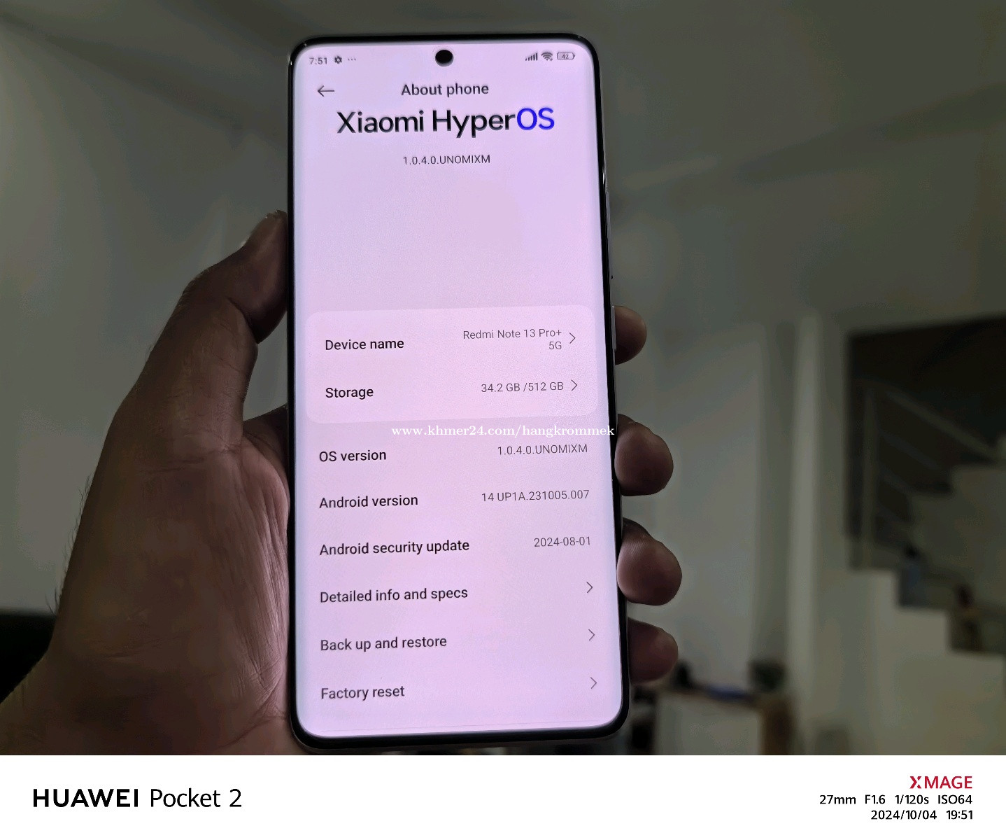 Redmi Note 13 Pro Plus 12/512G 99% Price $339.00 in Chaom Chau 1, Cambodia - Sean Bora | Khmer24.com