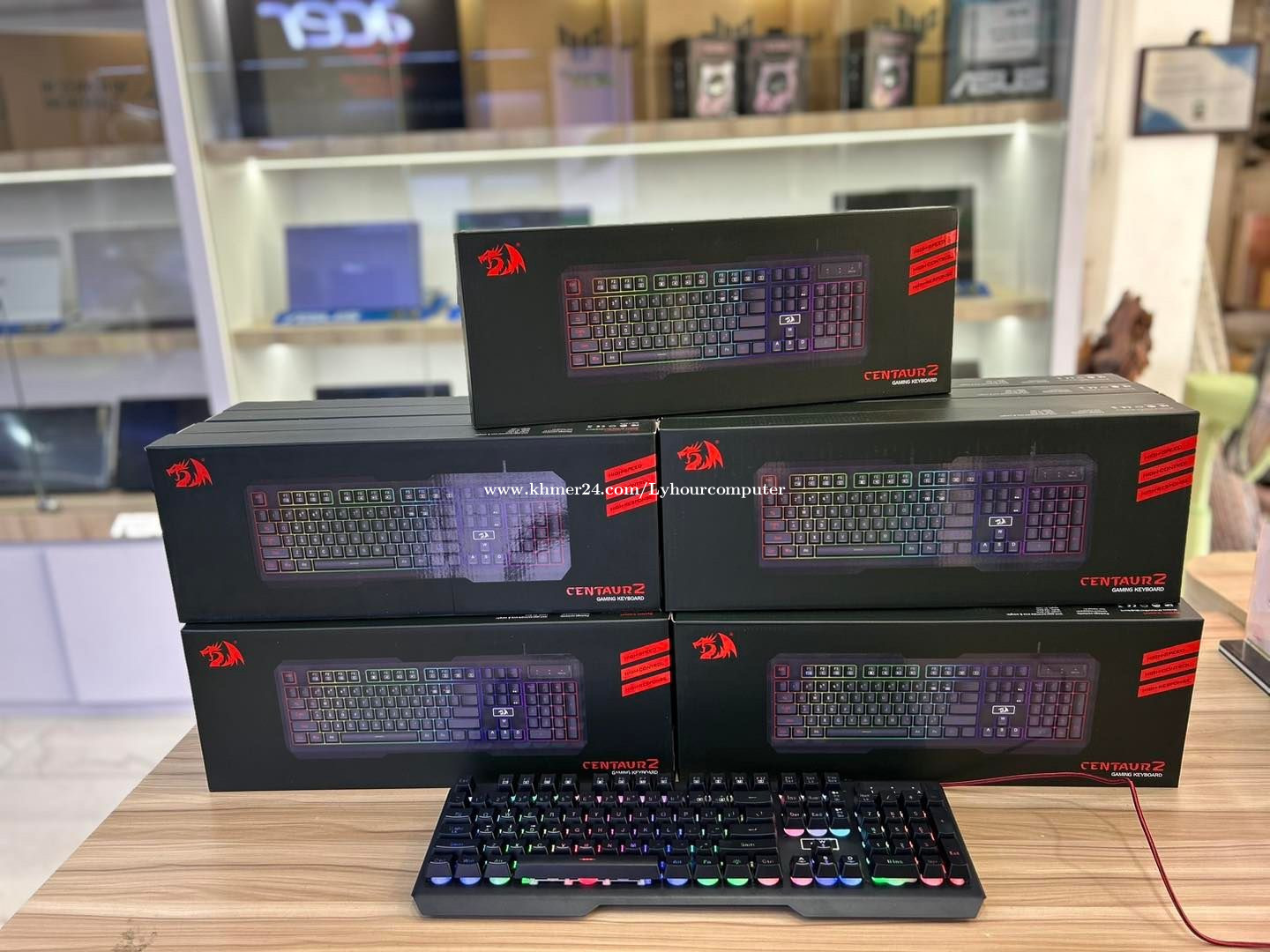 Keyboard Gaming Redragon Centaur2 K506 = 21$ price $20 in Tuek L'ak Pir, Tuol Kouk, Phnom Penh ...
