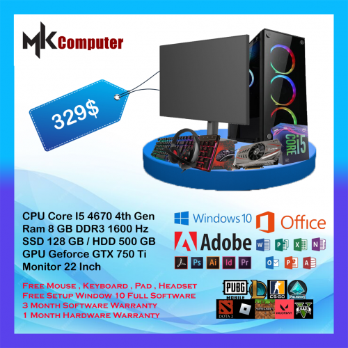 Desktop Gaming Set 329 Price 329 00 In Tuol Sangkae 1 Cambodia Mk