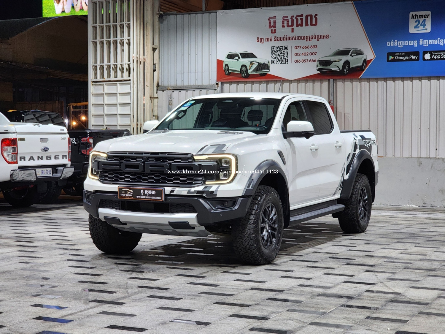 FORD RANGER RAPTOR (2023 2មុឺនគីឡូ) Price $63500.00 in Boeng Kak Muoy ...