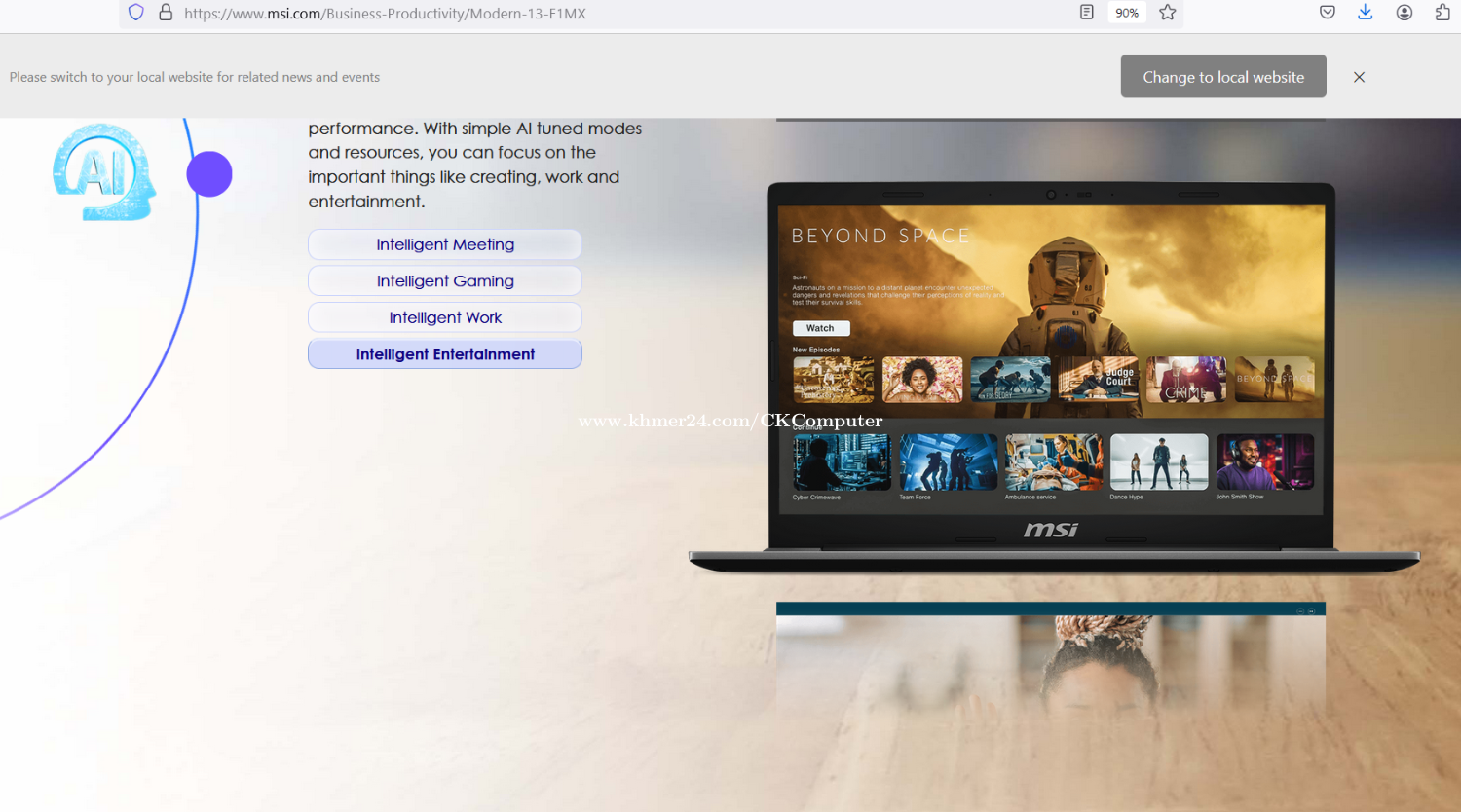 Modern 13 AI 2024 $399- Intel Core i3-1315U / 8GB / 512GB 13.3" FHD Windows 11 License price ...