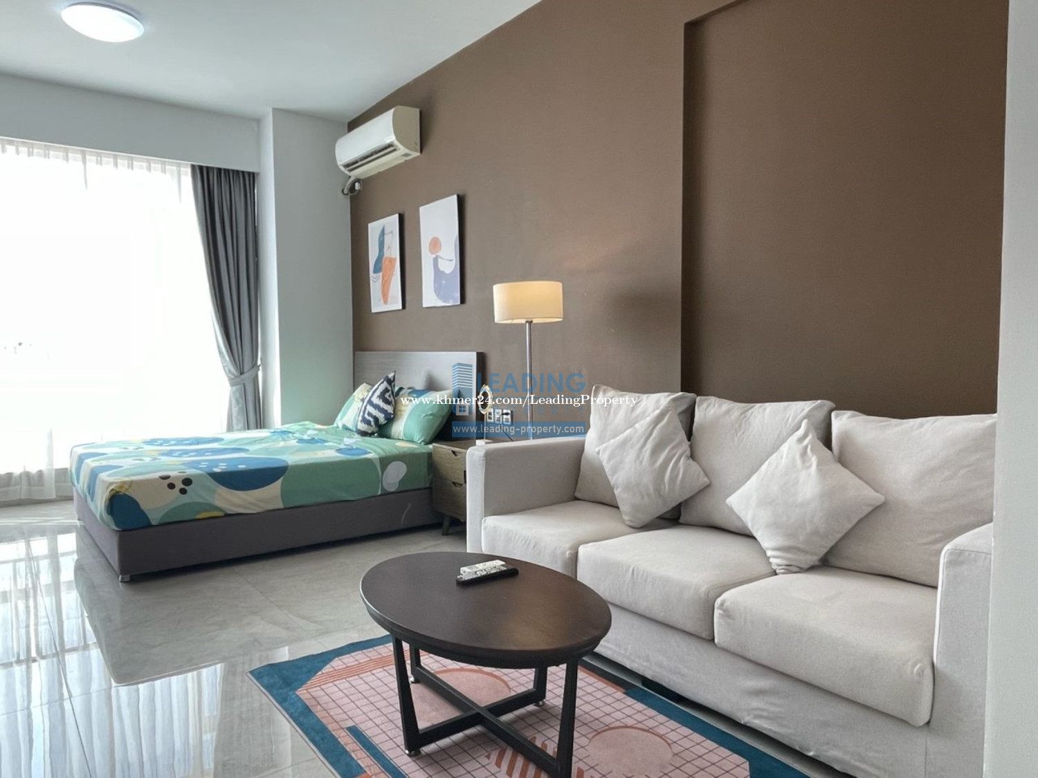 N584 | City Ceter Studio with Gym and Pool For Rent in Daun Penh Price ...