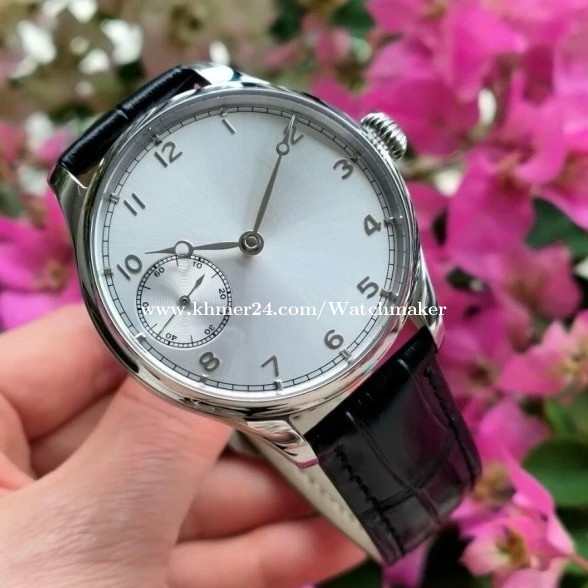Mechanical manual winding watch (Sky-blue dial) price $225 in Tuek Thla ...
