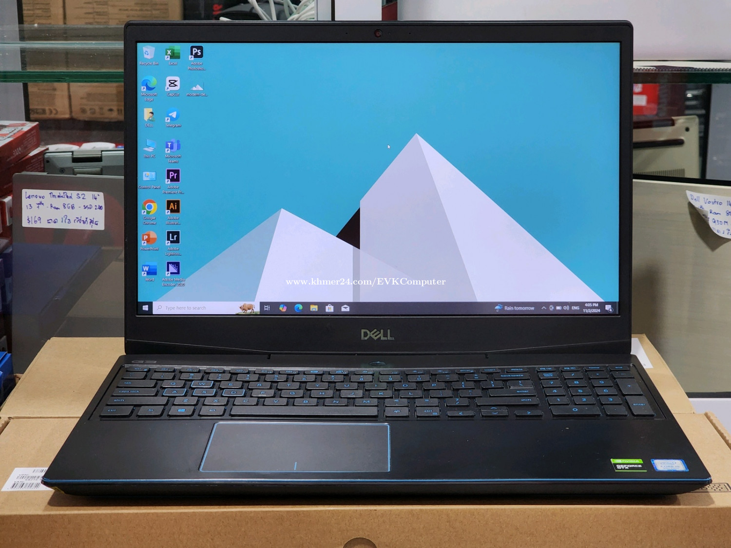 Dell Gaming Laptop G3 i5 ជំនាន់ 9 price $349.6 in Sla Kram, Krong Siem Reab, Siem Reap, Cambodia ...