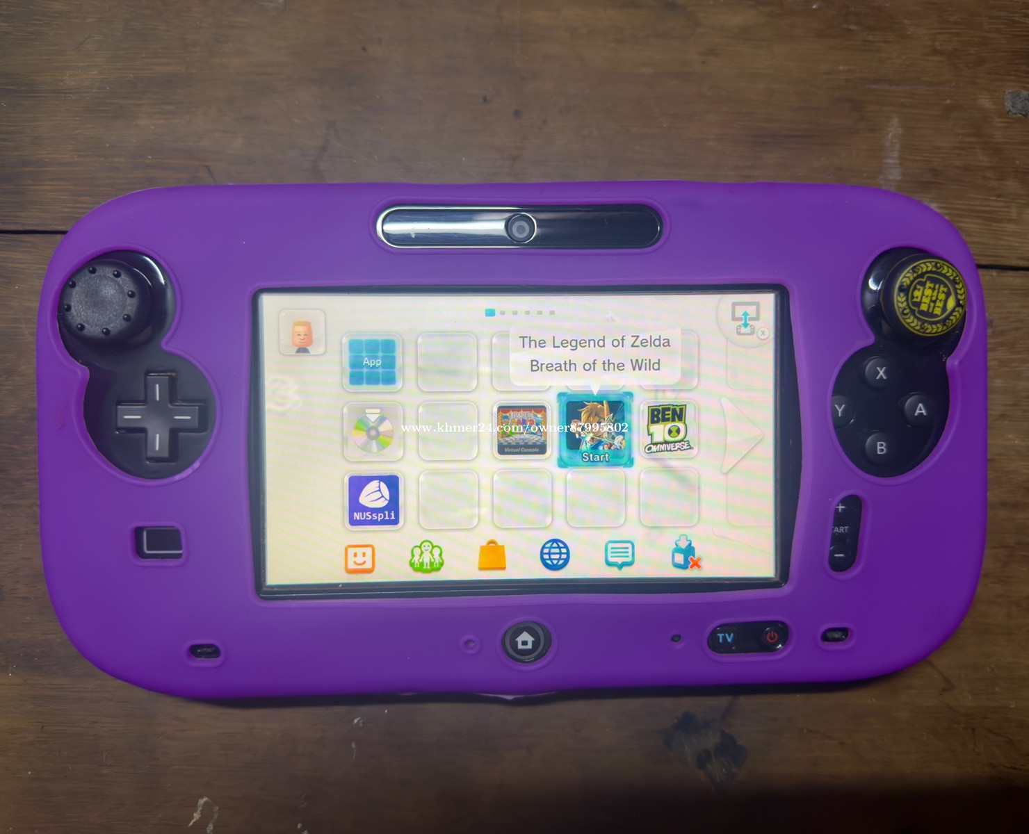 Wii U full set sell cheap Jailbreak already price 120.00 in Stueng Mean chey 1 Mean Chey Phnom Penh Cambodia Anime s Gamer Khmer24