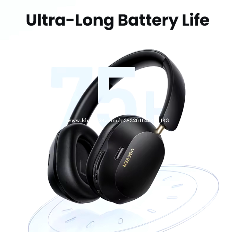 កាស Bluetooth UGREEN Hitune Max 5c Noise Cancelation Headphone [Hybrid ANC] price $45 in Stueng ...