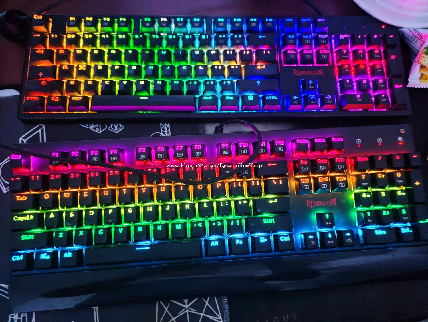 Red dragon RGB mechanical gaming keyboard ( blue switch ) price $16.00 ...