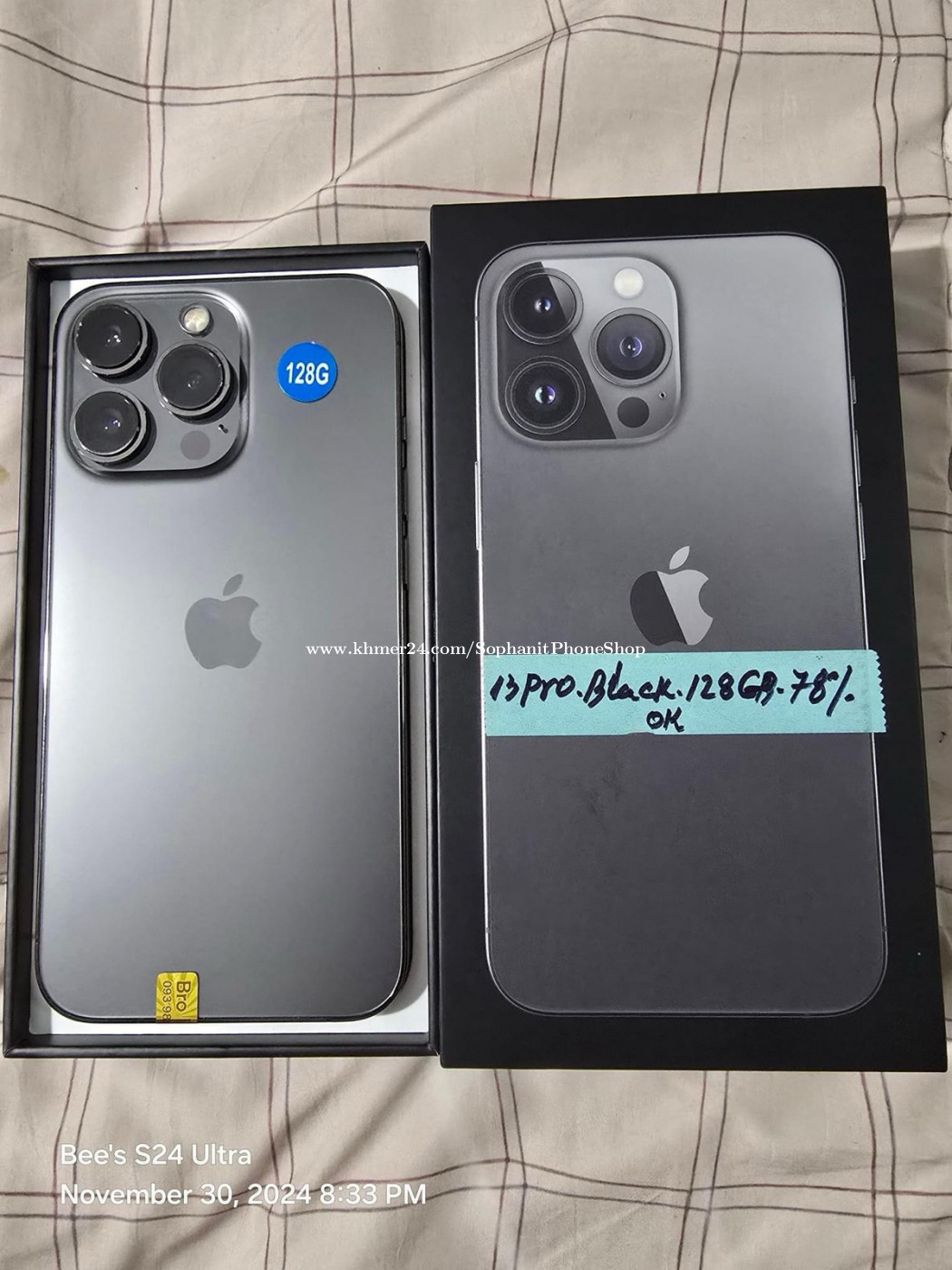 iPhone 13 Pro 128G price $420.00 in Boeng Salang, Tuol Kouk, Phnom Penh, Cambodia - ជិវិត ...