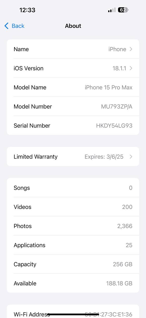 Iphone 15 Pro max ZP 999$ price $999.00 in Preaek Aeng, Chbar Ampov ...