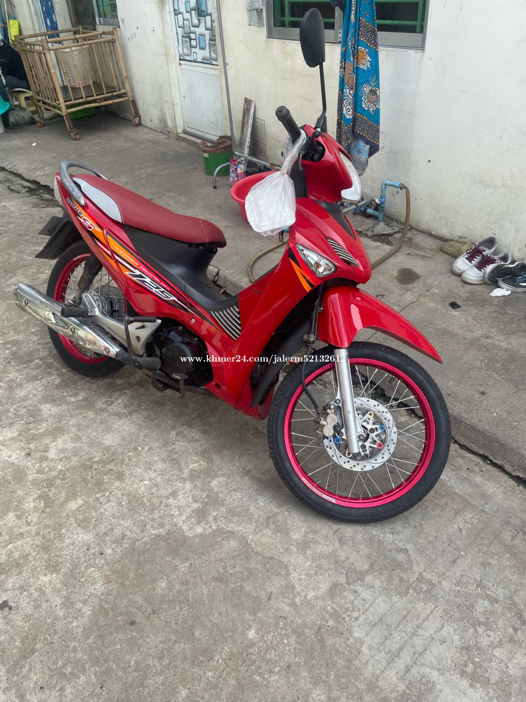 Honda wave 125 មានពន្ធកាត់គ្រីលេខភ្នំពេញលក់ price $690.00 in Tuol Sangkae 1, Ruessei Kaev, Phnom ...