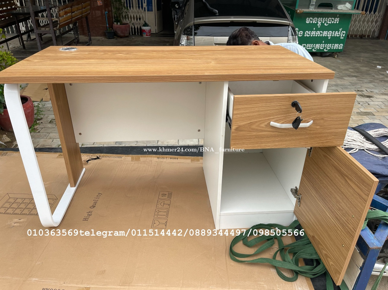 Office table price $90.00 in Kakab 2, Por Senchey, Phnom Penh, Cambodia ...