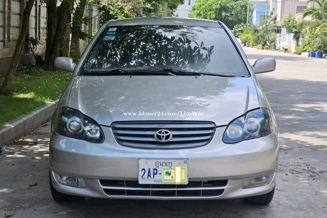 Corolla 03 LE ពោង4 ABS ធានាឡានស្អាត លេងចង្កៀងគុជ VCD ធានាឡានស្អាត ឯកសារគ្រប់ price $7999.00 in ...