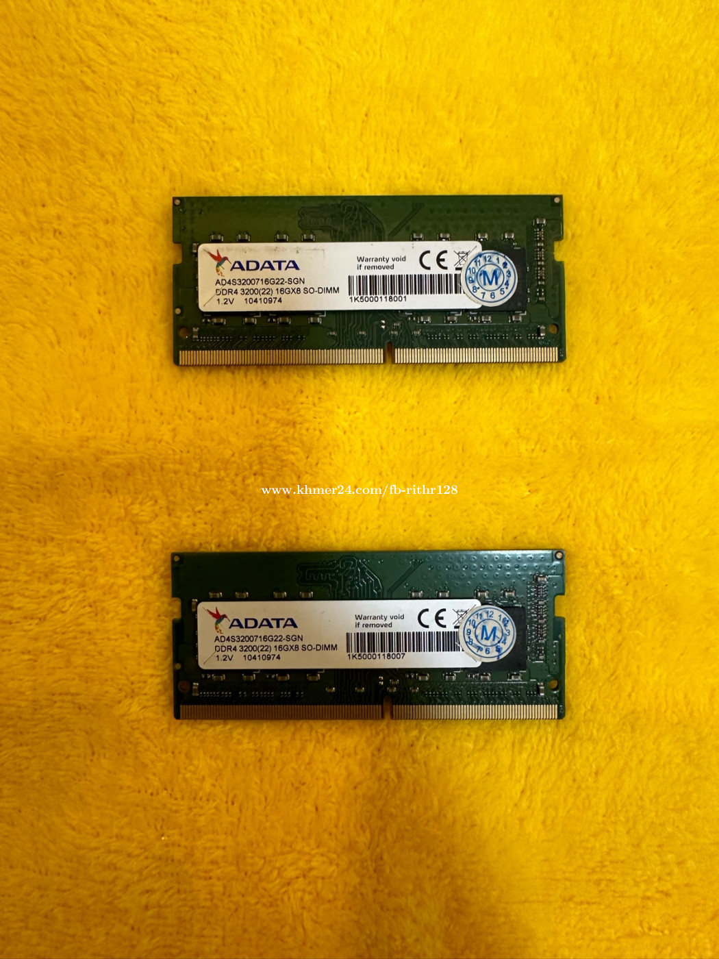Ram laptop Adata DDR4 32GB 3200MHz price $40.00 in Preaek Hour, Krong Ta Khmau, Kandal, Cambodia ...