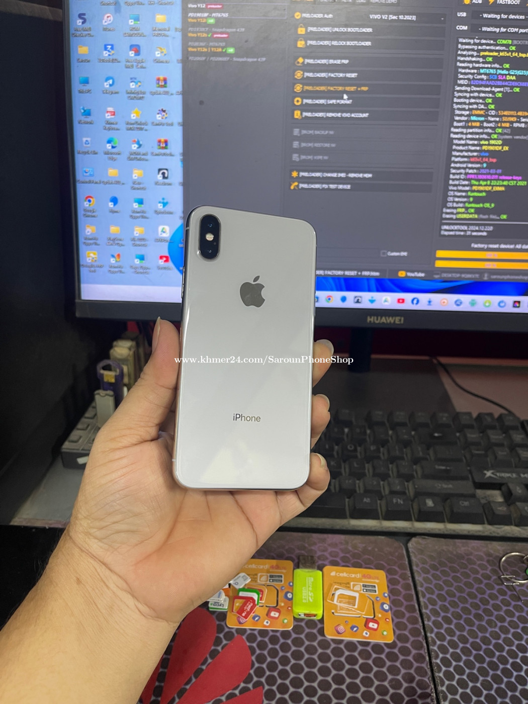 iPhone X 256GB LLA ស្អាតទាំអស់ ស្ទើរថ្មរបន្តិច price $140.00 in Kantaok, Kamboul, Phnom Penh ...