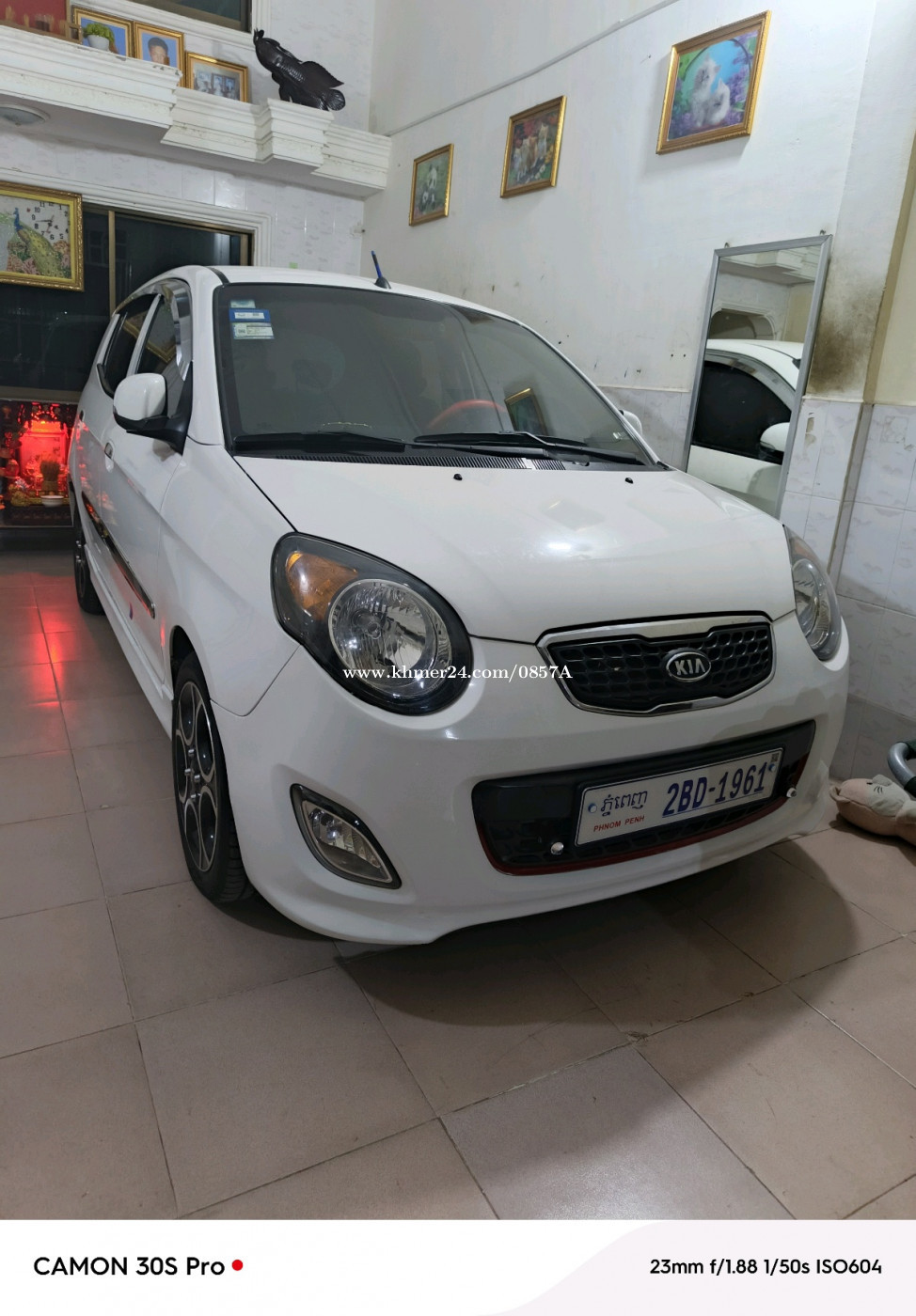 ឡានKia morning 010លក់6100$ឯកសារគ្រប់ price $6100.00 in Boeng Tumpun 1 ...