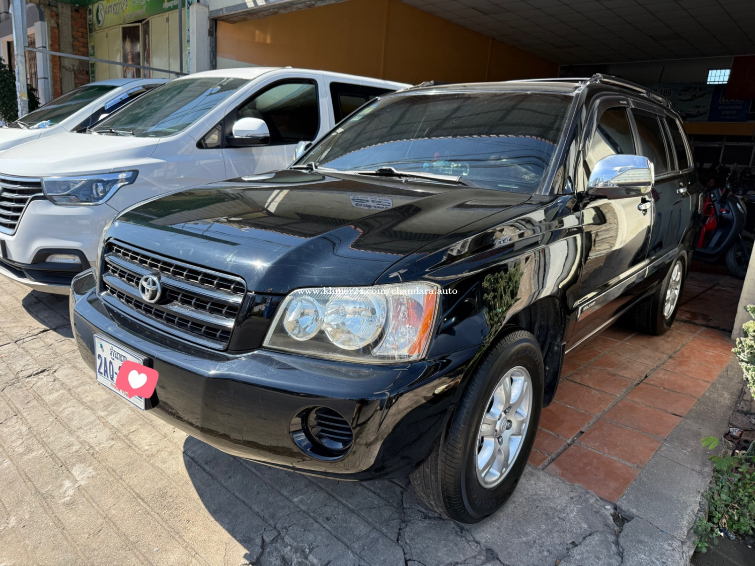 Highlander 02 V6ដំបូលបេីកប៉ុង2ស្អាតខ្ចី-រំលស់សុត100%បាន price $10500.00 ...