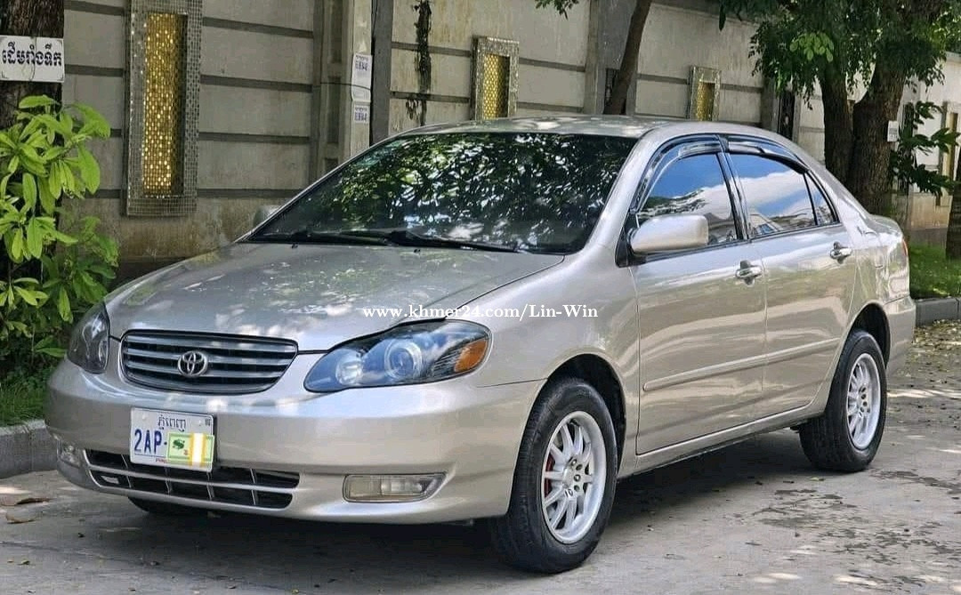 Corolla 03 LE ពោង4 ABS ធានាឡានស្អាត លេងចង្កៀងគុជ VCD ធានាឡានស្អាត ឯកសារគ្រប់ price $8200.00 in ...