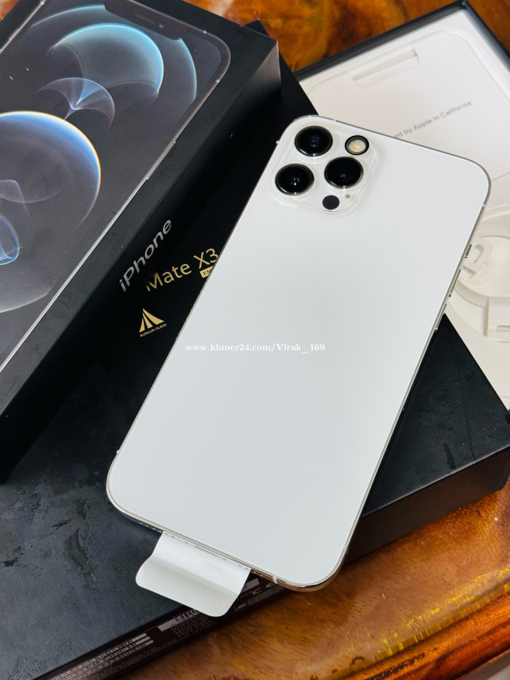 Iphone 12 pro max look like new 99% Silver color price $427.00 in Tuek ...