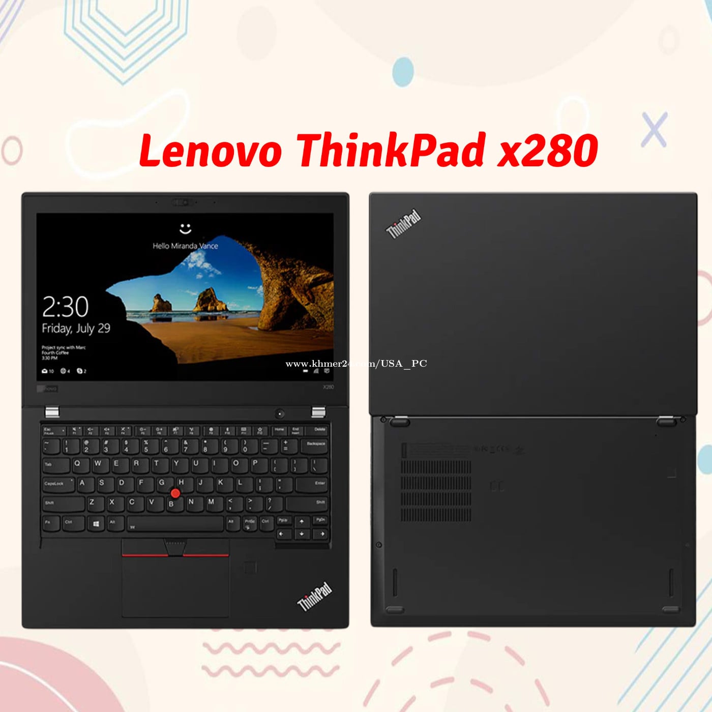 Lenovo ThinkPad x280 Grade A Core i5 8300U Gen8 8CPUs RAM 8GB DDR4 SSD ...